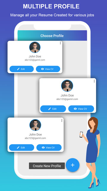 ICV - Free Resume builder & CV Maker - Intelligent CV app