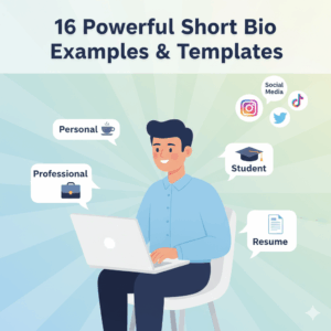 25 Short Bio Examples & Professionals Bio Templates - [New]